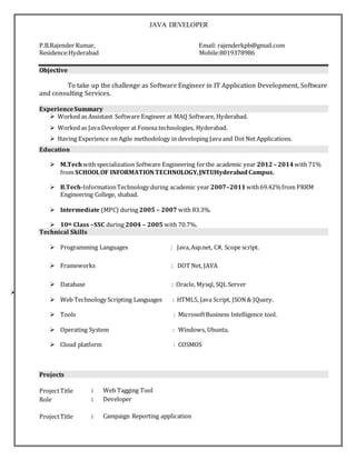 Resume | PDF