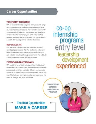 2016 Make Your Mark at ITW | PDF