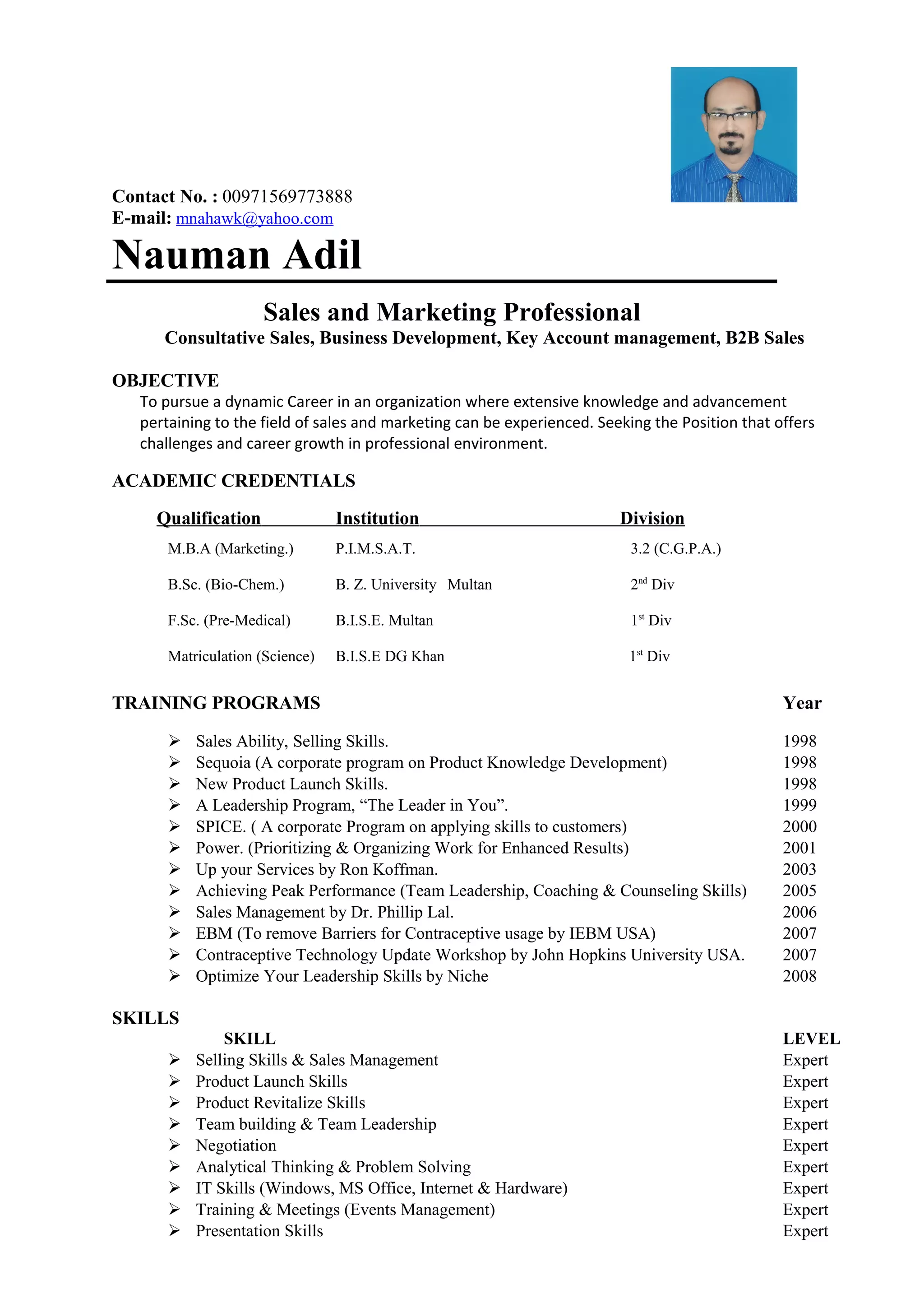Nauman CV | DOC