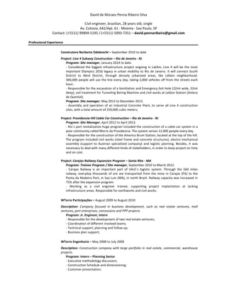 Resume David Penna - English | PDF