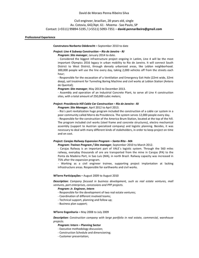 Resume David Penna - English | PDF