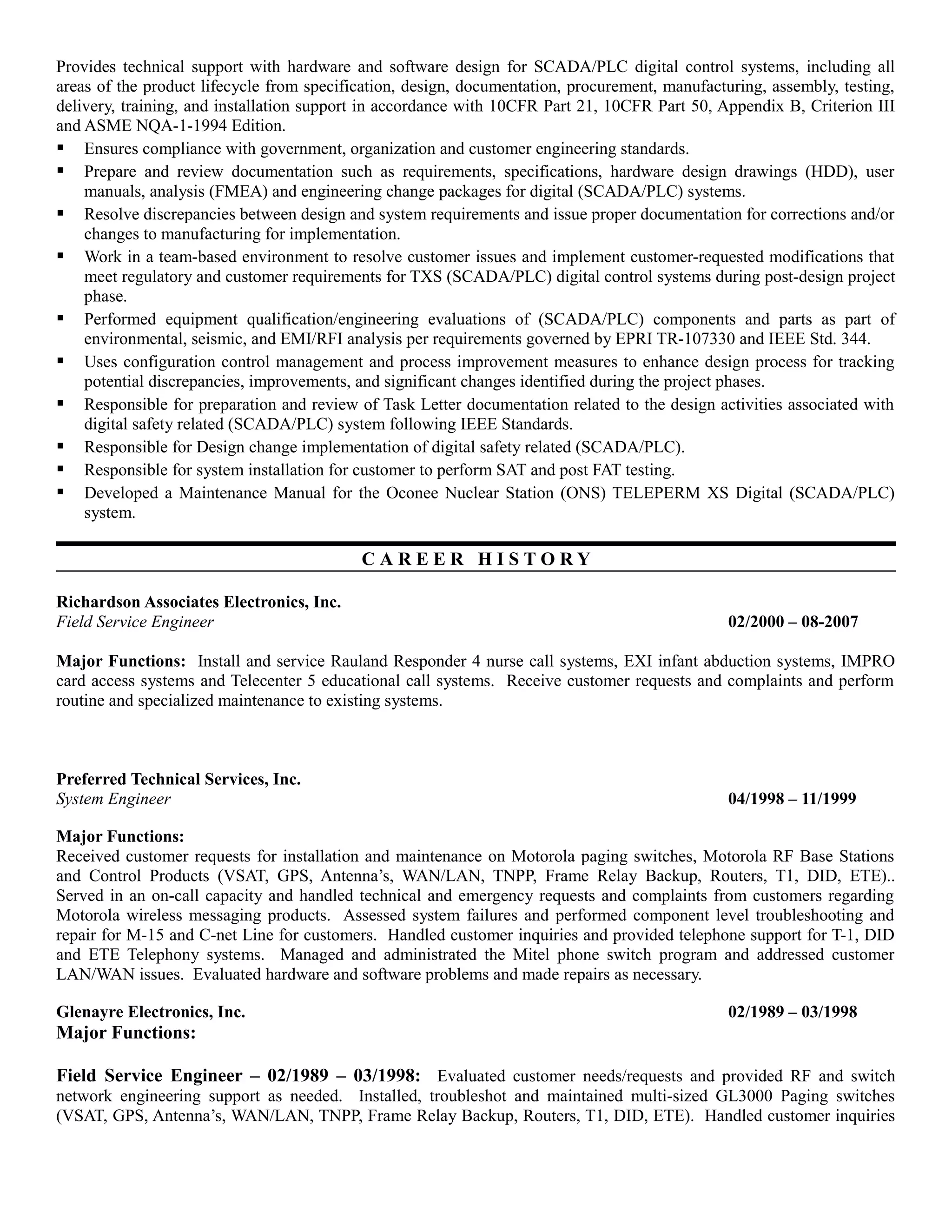 Thomas Yates Resume | DOC