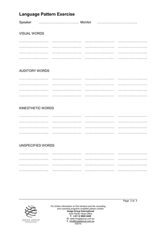 Language pattern | PDF | Music | Entertainment