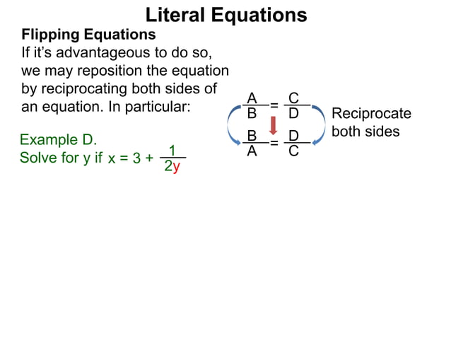 43literal equations | PPTX | Programming Languages | Computing