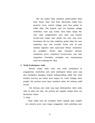 Media Pembelajaran Visual Audio Dan Audio Visual Docx