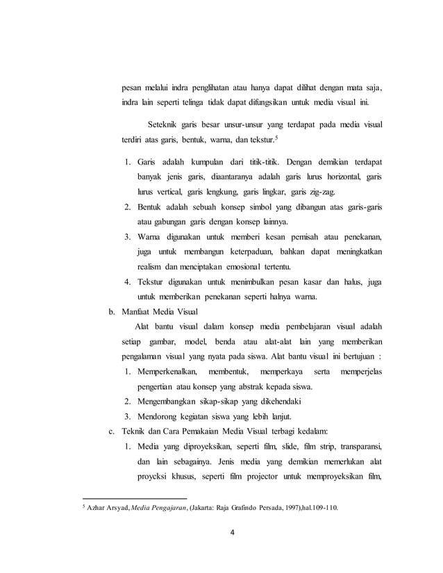 MEDIA PEMBELAJARAN VISUAL, AUDIO, DAN AUDIO VISUAL | DOCX