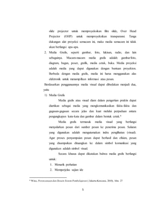 MEDIA PEMBELAJARAN VISUAL, AUDIO, DAN AUDIO VISUAL | DOCX