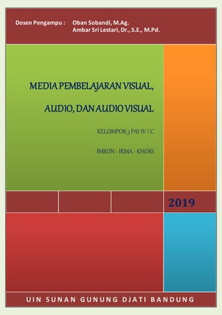 MEDIA PEMBELAJARAN : Media Pembelajaran Visual, Audio, dan Audio Visual ...