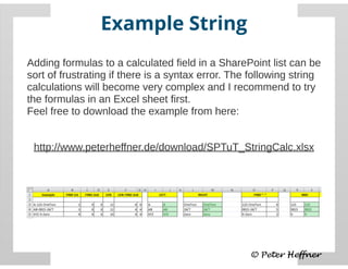 SharePoint Lesson #43:Some String Calculations | PDF