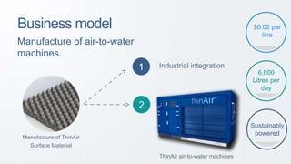 ThinAir Water Ltd | PPTX