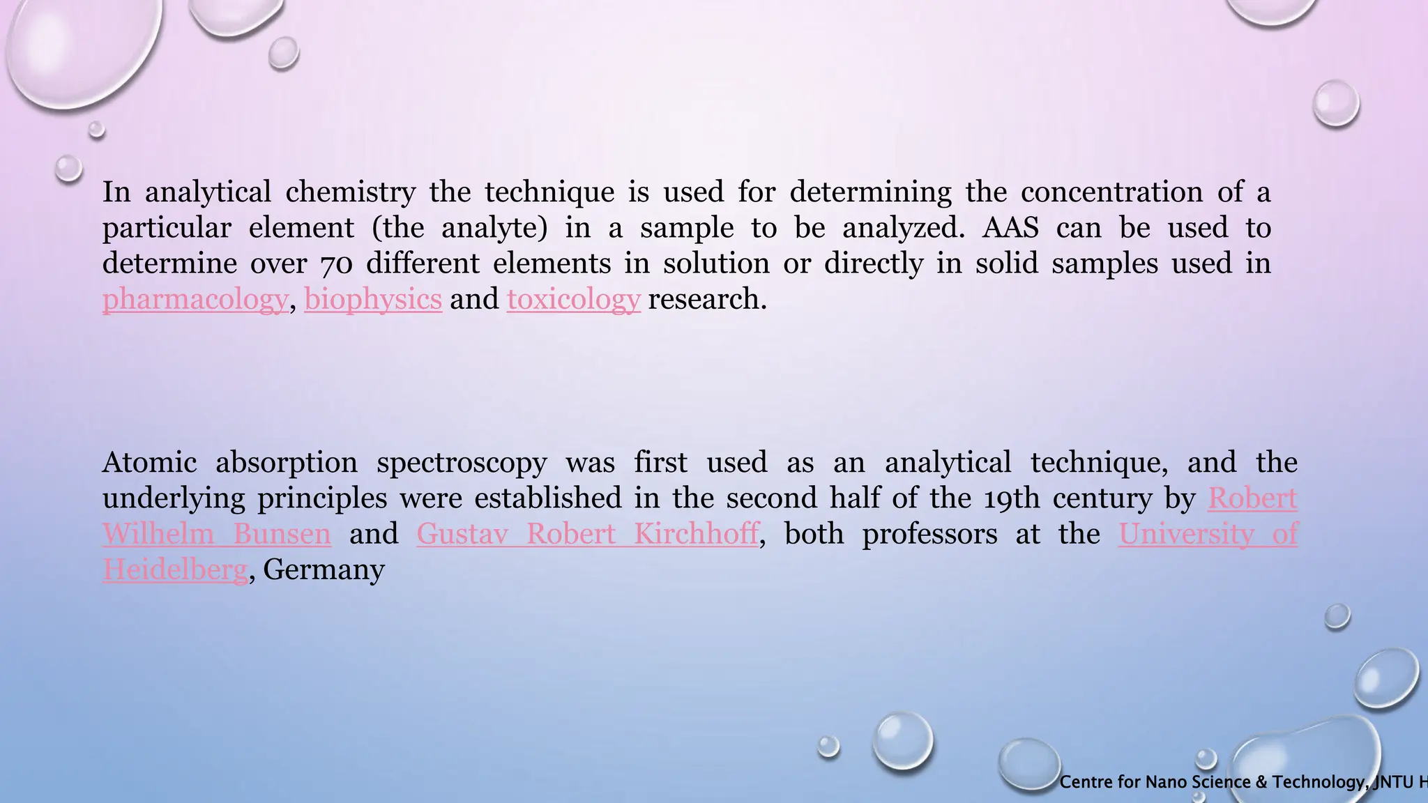 Atomic spectroscopy Introduction to Absorption, Emission, Molecular ...