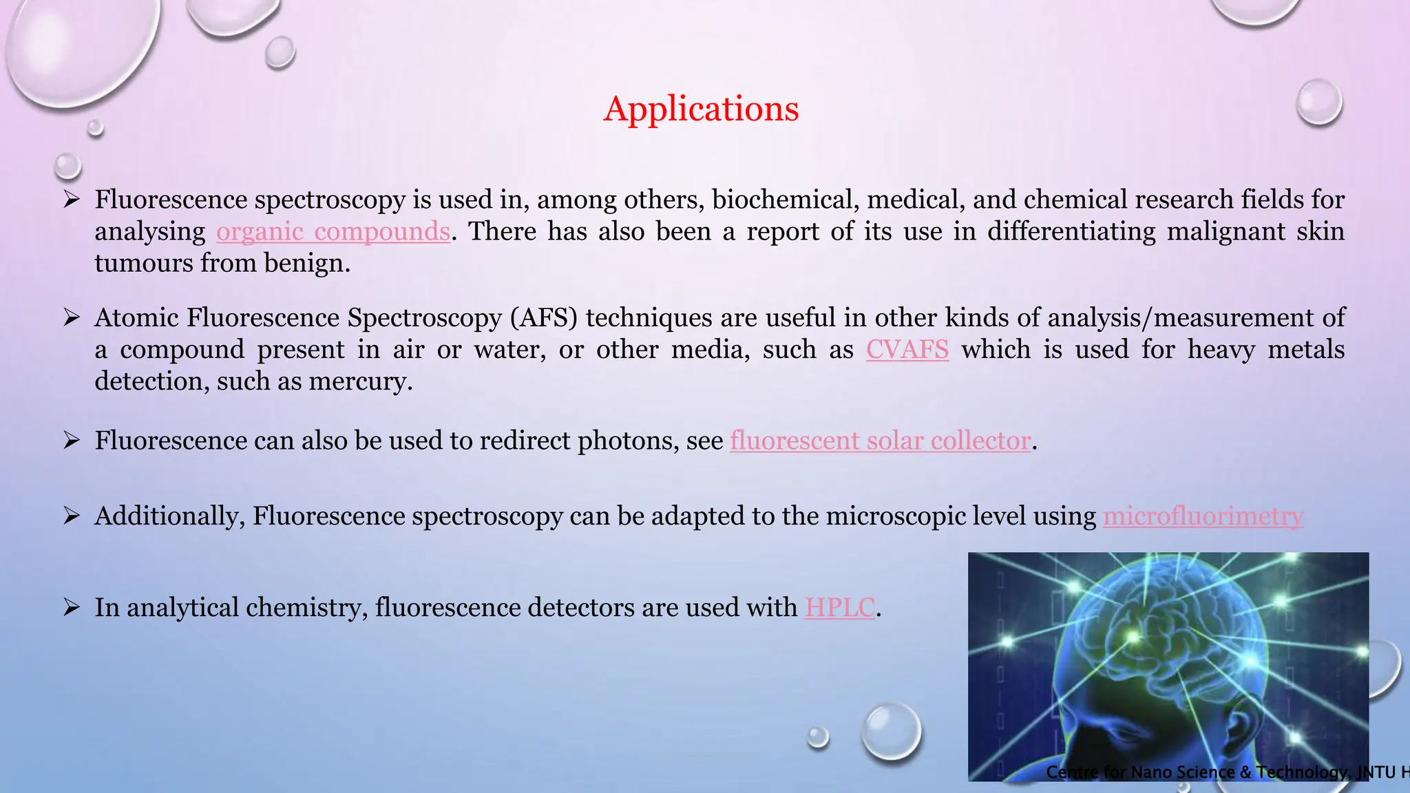 Atomic spectroscopy Introduction to Absorption, Emission, Molecular ...