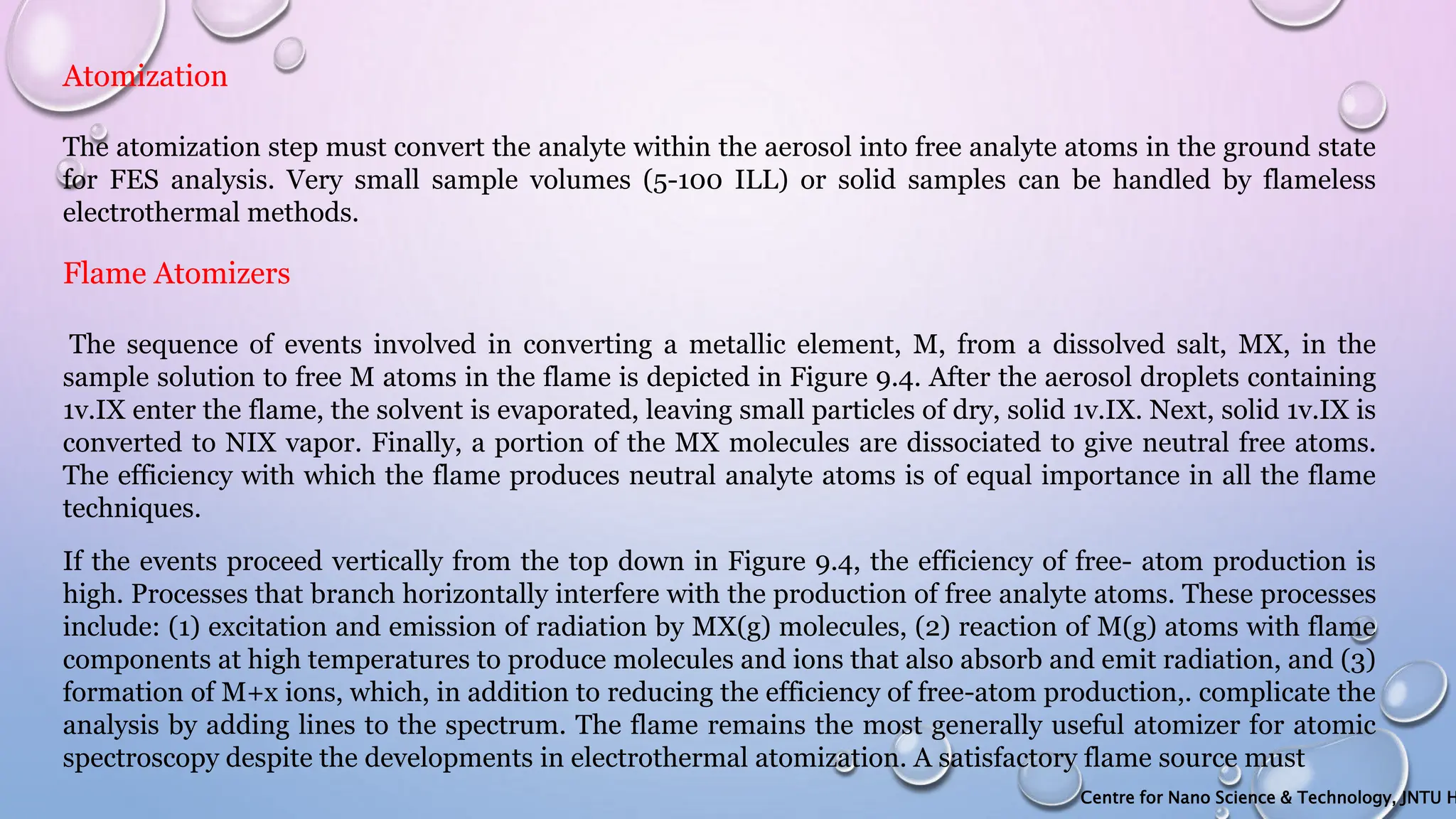 Atomic spectroscopy Introduction to Absorption, Emission, Molecular ...