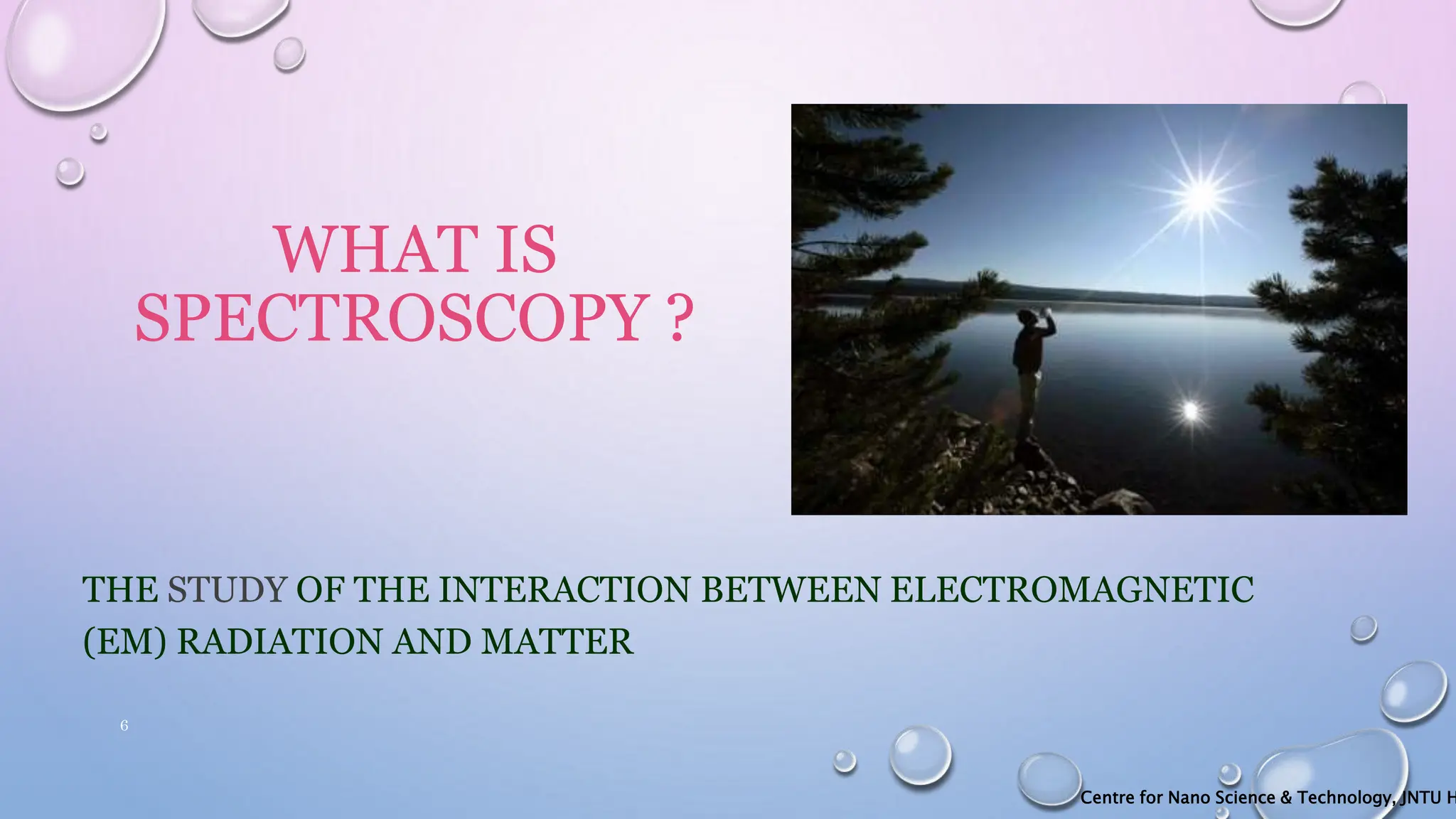 Atomic spectroscopy Introduction to Absorption, Emission, Molecular ...