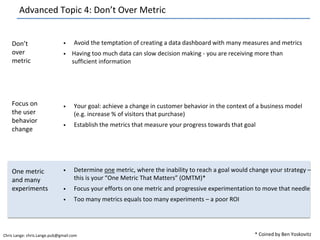 Product Management Advanced Topics | PPT