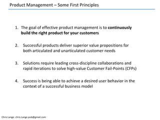 Product Management Fundamentals | PPTX