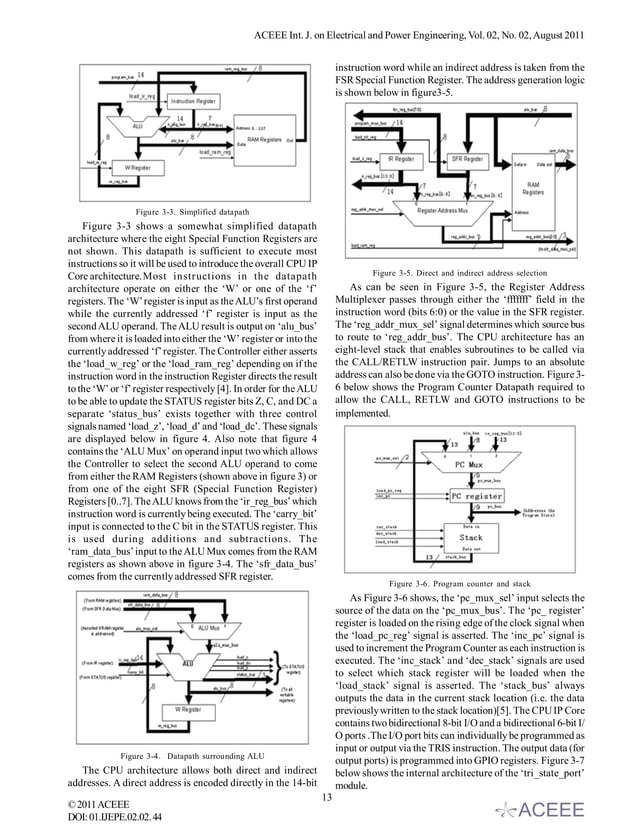 A PIC compatible RISC CPU core Implementation for FPGA based Configurable SOC platform for ...