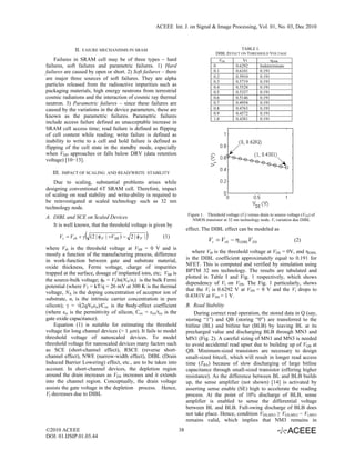 Process Variation and Radiation-Immune Single Ended 6T SRAM Cell | PDF
