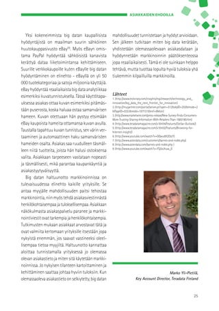 Tehokas markkinointi vaatii Big Datan hyödyntämistä | PDF