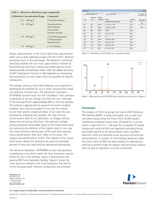 Method 8260C by Purge and Trap Gas Chromatography Mass Spectrometry ...