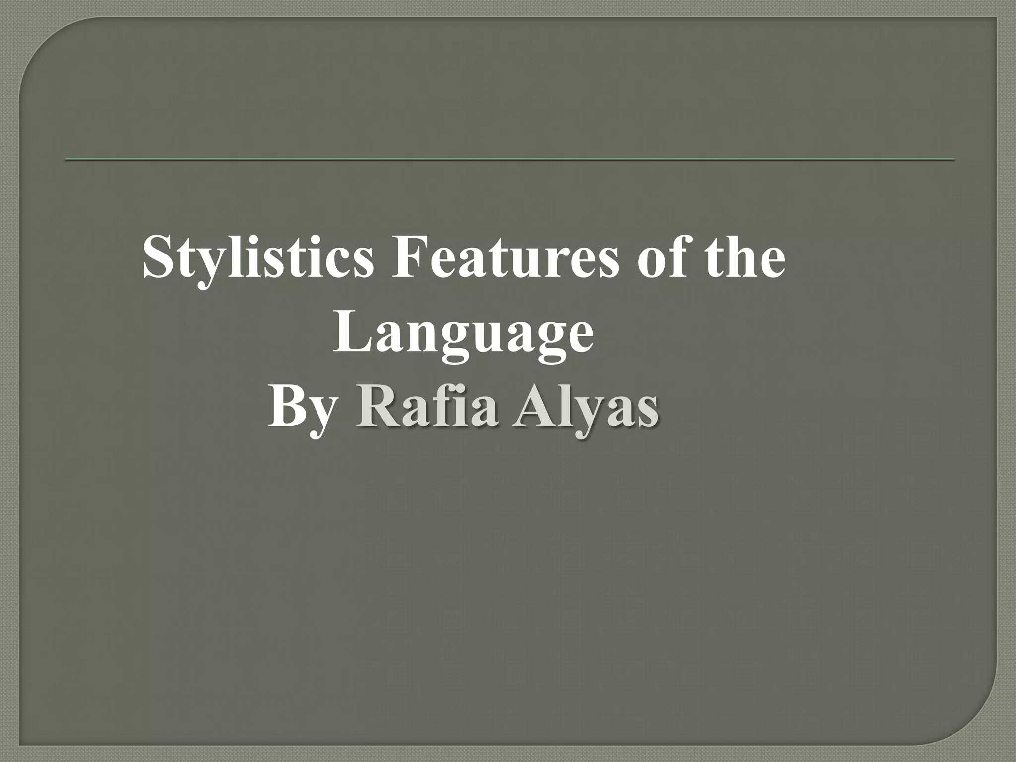 Statistical features of newspaper language | PPT