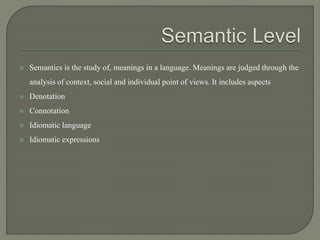 Statistical features of newspaper language | PPT