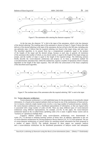 Search for a substring of characters using the theory of non-deterministic finite automata and ...