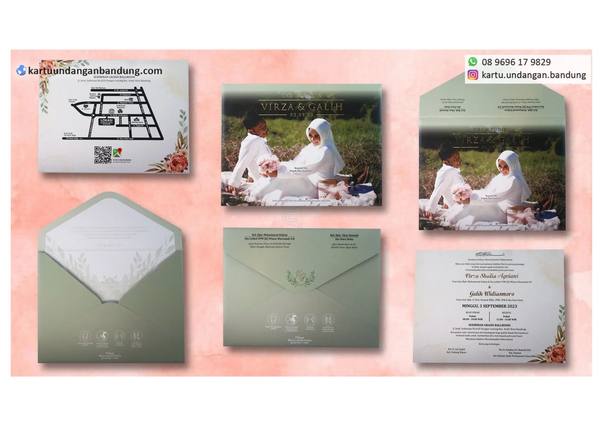 Kartu Undangan Single Hard Cover | PPT