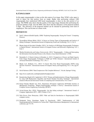 RANDOMIZED STEGANOGRAPHY IN SKIN TONE IMAGES | PDF