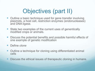 4.4 Biotechnology And Genetic Engineering | PPTX