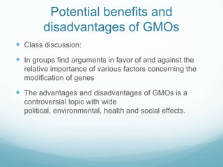 4.6 Biotechnology And Genetic Engineering | PPTX