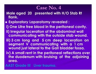 Liver trauma conference presentation | PPT