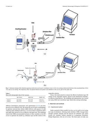 Modeling and optimization of nebulizers' performance in non-invasive ...