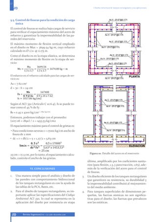 DISEÑO DE TANQUES RECTANGULARES Y SUS APLICACIONES | PDF