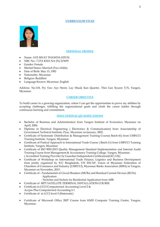 CV and Cover letter of AMTDH | PDF | Business Administration | Business