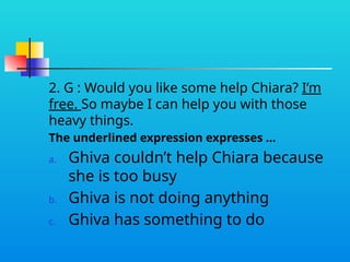 offering help when we meet each other first time | PPTX