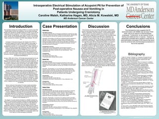 P6 crani poster | PPTX