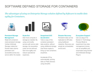 WP VERITAS InfoScale Storage and Dockers Intro - v8 | PDF