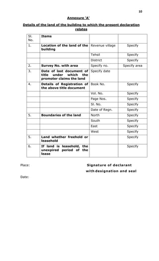 The UP Apartment Rules, 2011 | PDF