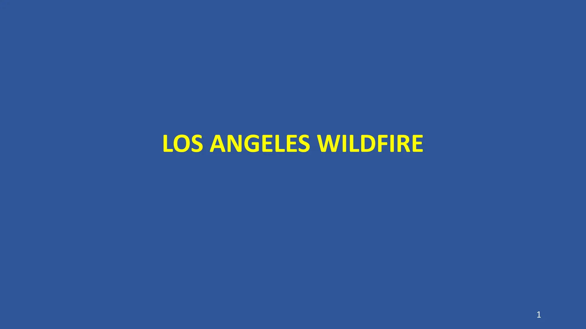 wild life fire at Los Angalese on 2025.pptx