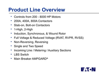Presentación Ampgard Motor Control Center Medium Voltage | PPT