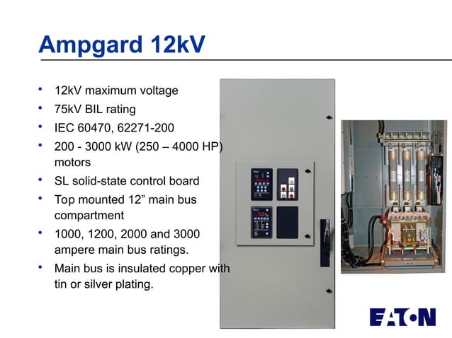 Presentación Ampgard Motor Control Center Medium Voltage | PPT