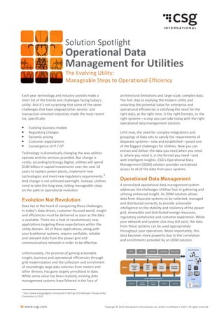 Operational Data Management | PDF