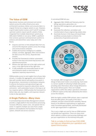 Operational Data Management | PDF
