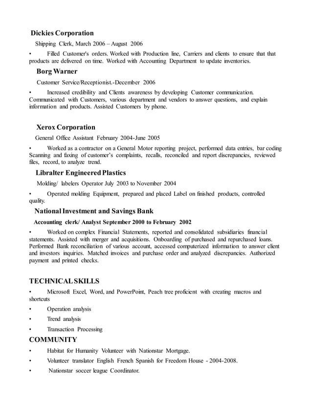 albert nguende resume | DOCX