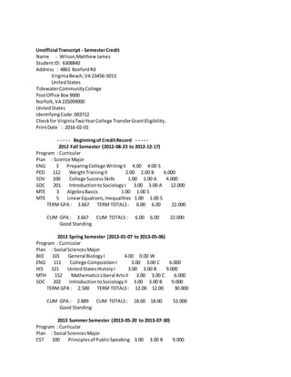 tcc transcript | DOCX