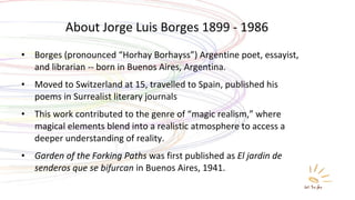 Introductory Lecture and Borges | PPT