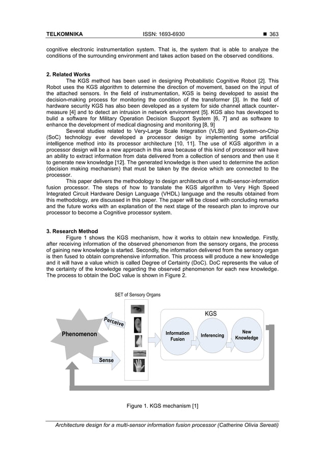 Architecture design for a multi-sensor information fusion processor | PDF
