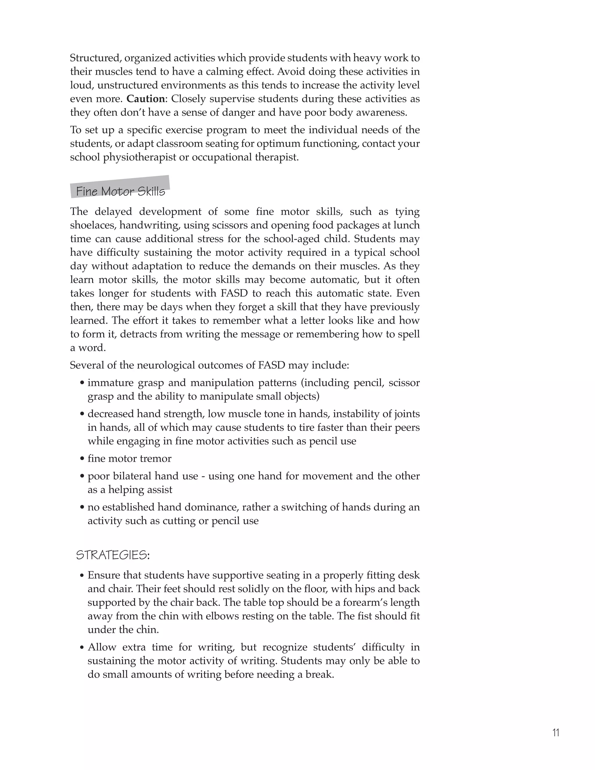 What educators need to know about FASD | PDF