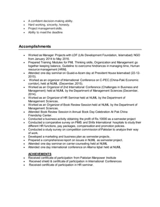 Hammad resume | PDF